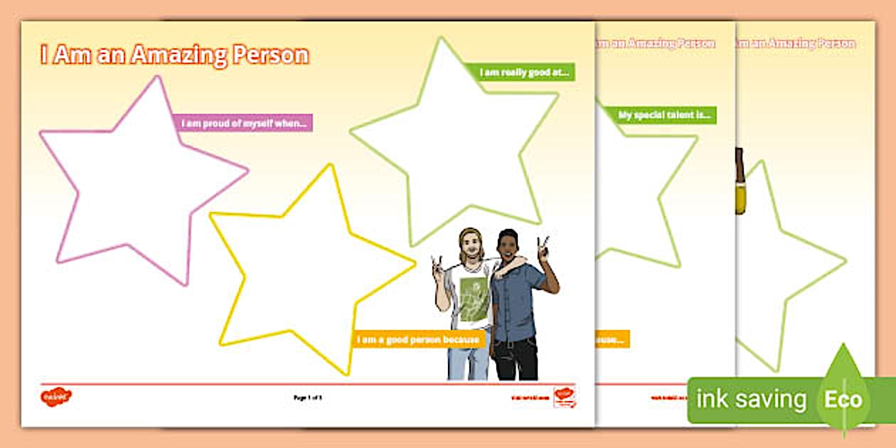 Older Learners: I Am an Amazing Person - Twinkl