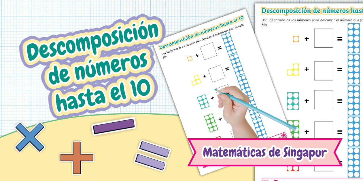 Descomposición de números hasta el 10