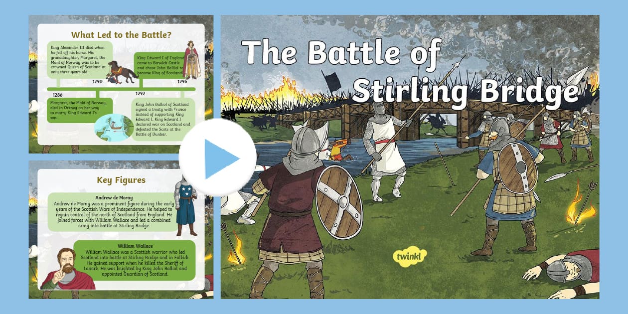 The Battle of Stirling Bridge PowerPoint (Teacher-Made)