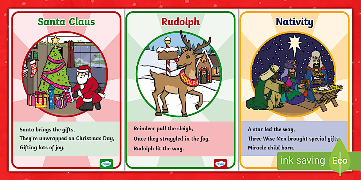 Christmas Haiku Examples (Teacher-Made) - Twinkl