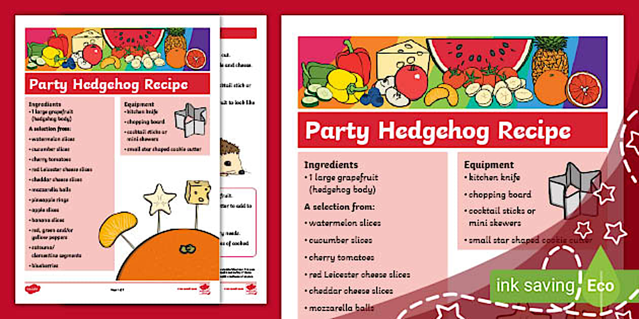 Party Hedgehog Recipe