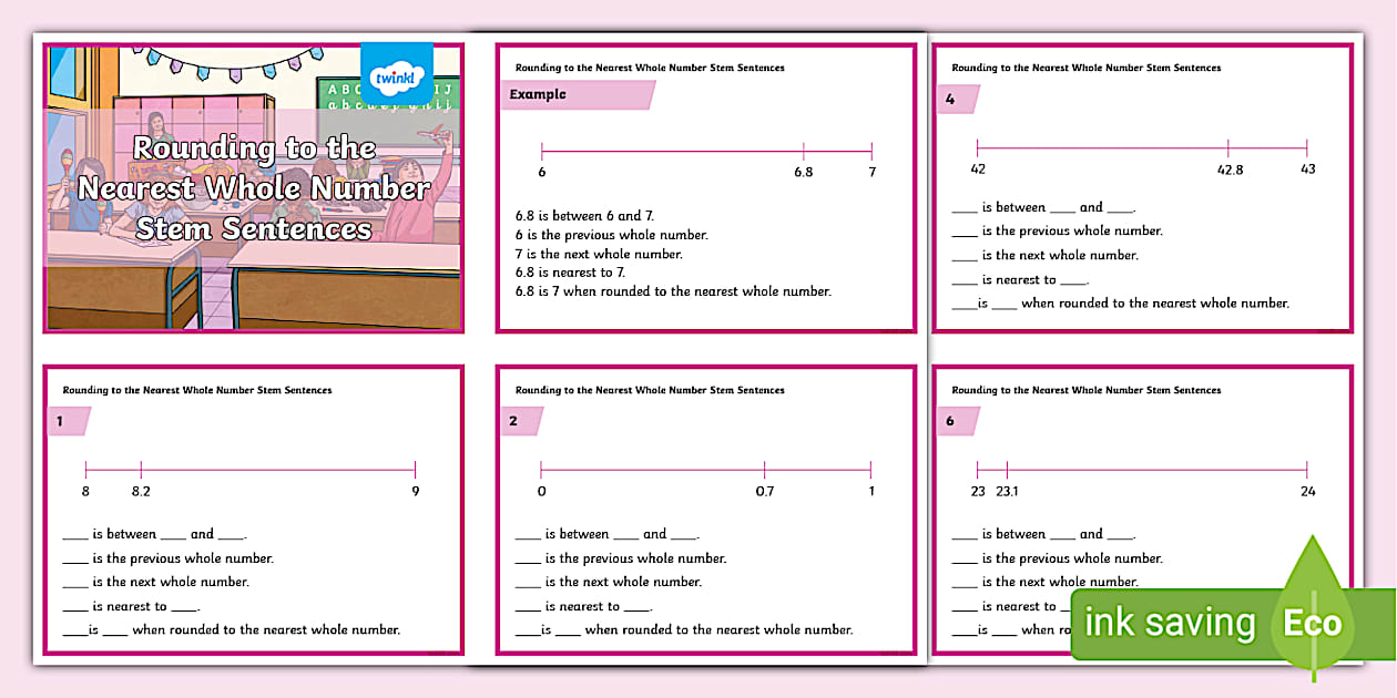 👉 Stem Sentences for Maths in Year 4 Activity | Twinkl