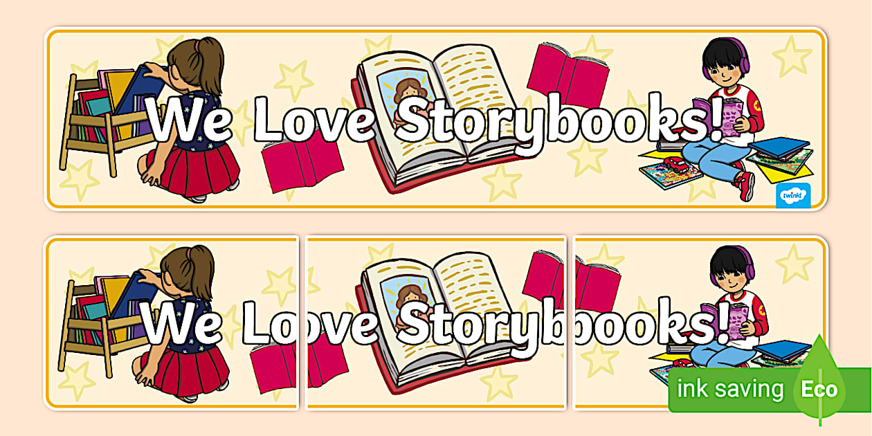 👉 We Love Storybooks Storytelling Week Display Banner