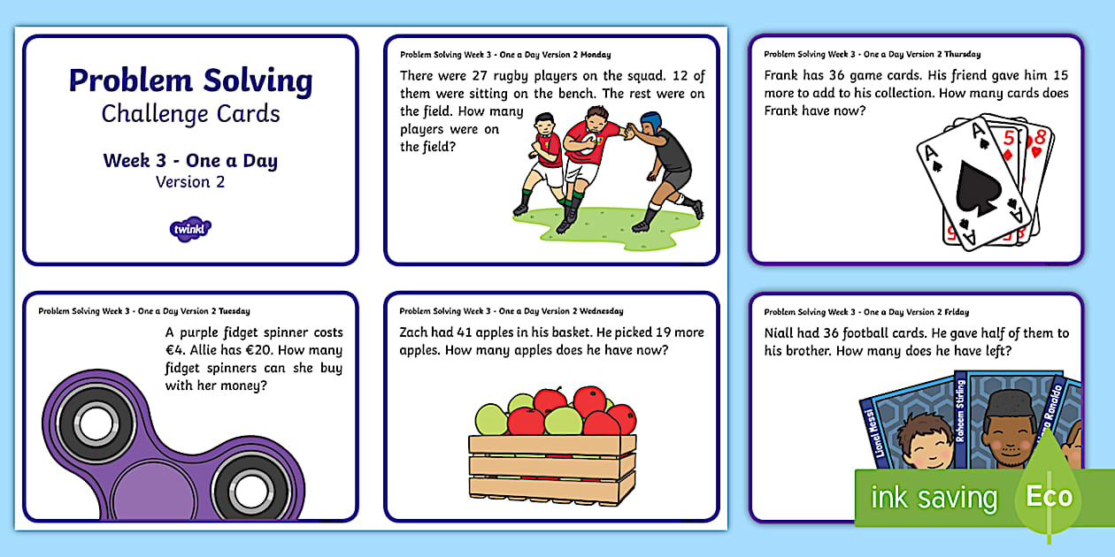 Week 3 - Version 2 - Problem Solving - One a day Challenge Card