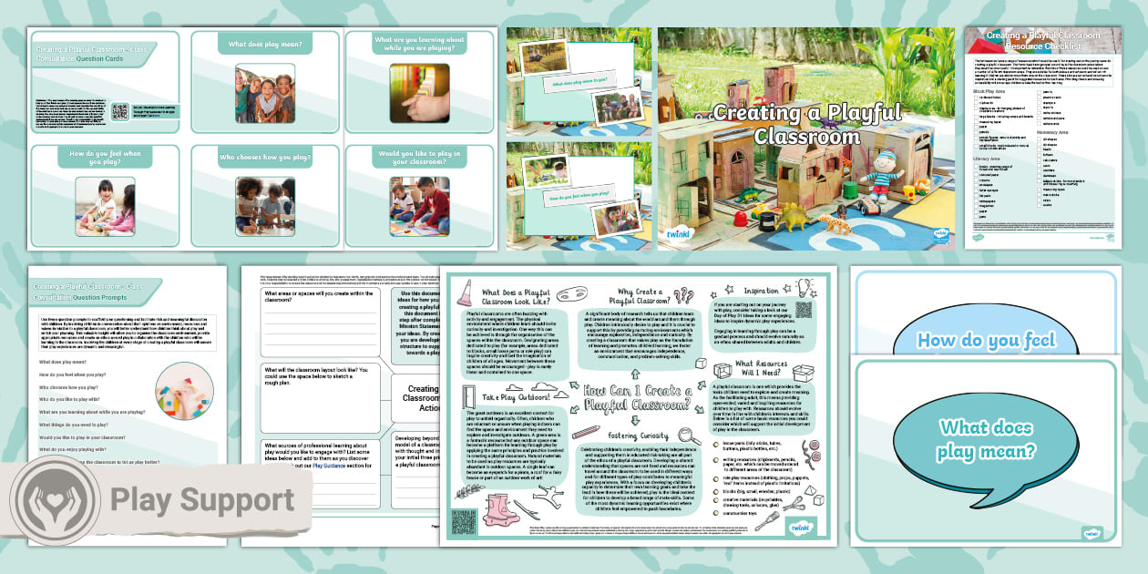 Creating a Playful Classroom Pack (Teacher-Made) - Twinkl
