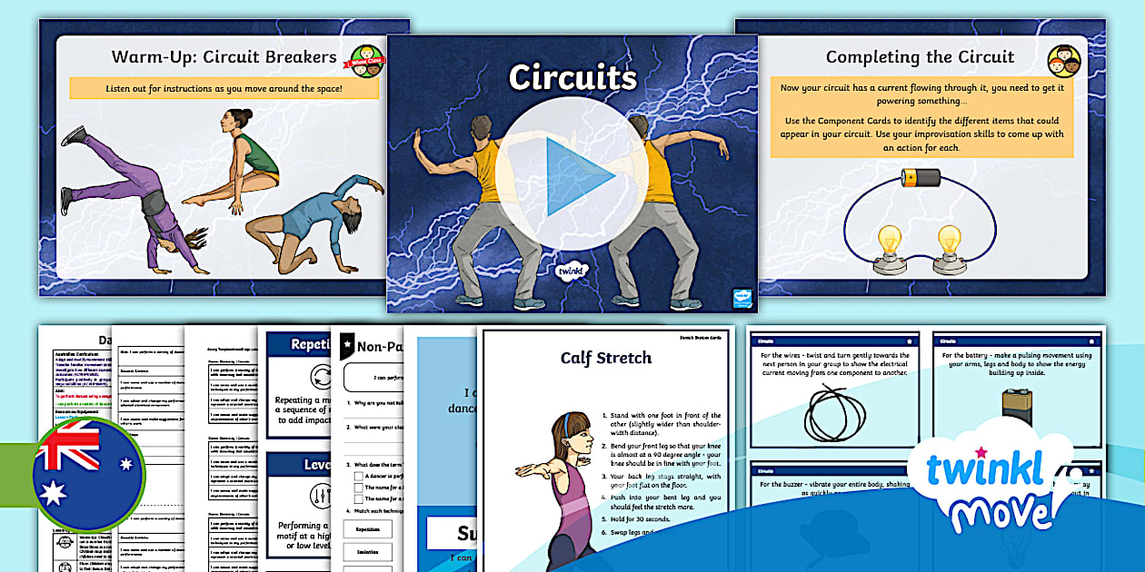 Move PE Year 6 Dance: Electricity Lesson 2: Circuits Lesson Pack