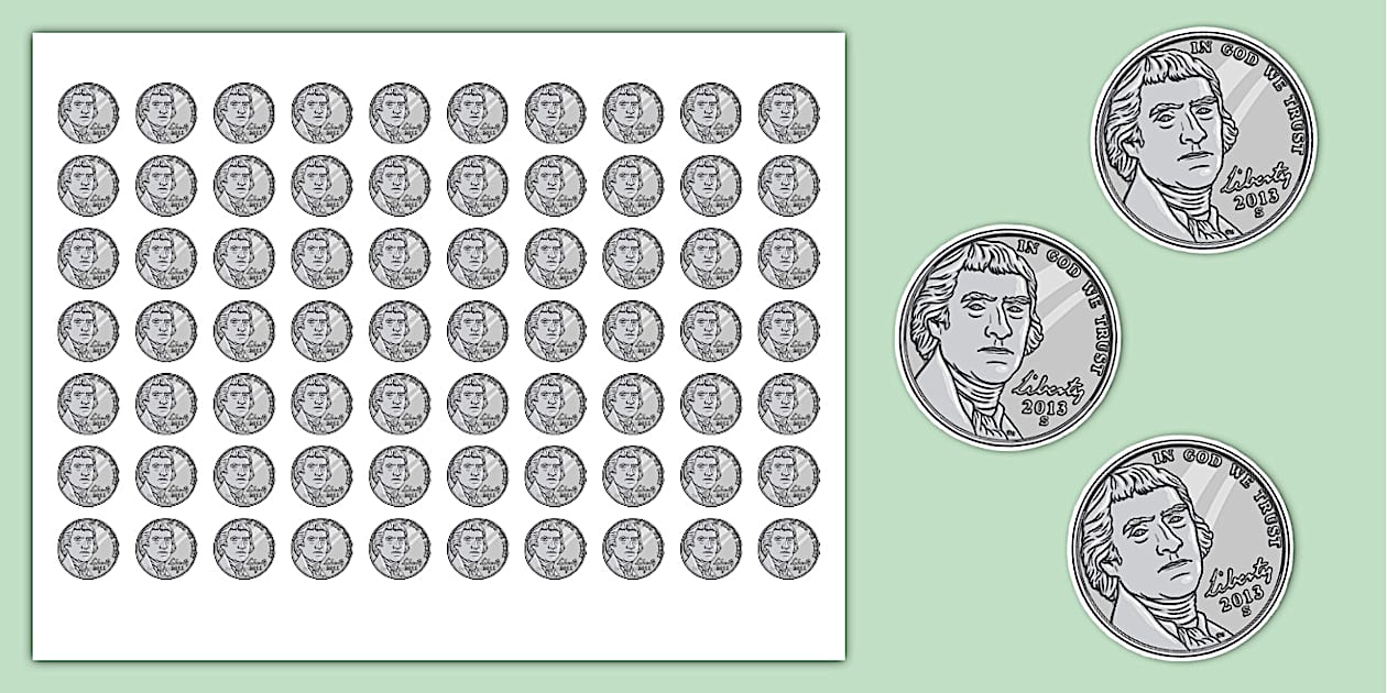 Printable Nickel Worksheet for Kids | Twinkl USA - Twinkl
