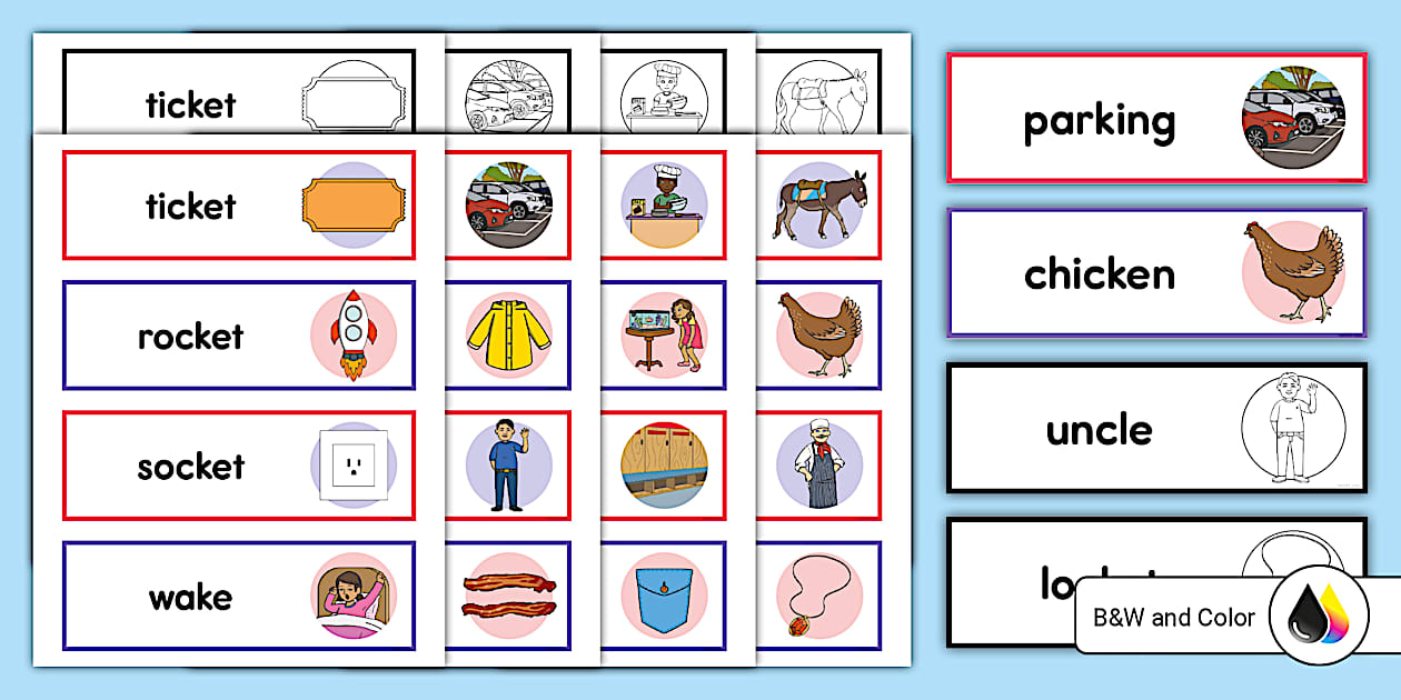 Medial K Words | Phonics Teaching Resources | Twinkl USA
