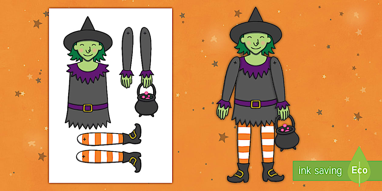 Split Pin Witch Activity (Teacher-Made) - Twinkl