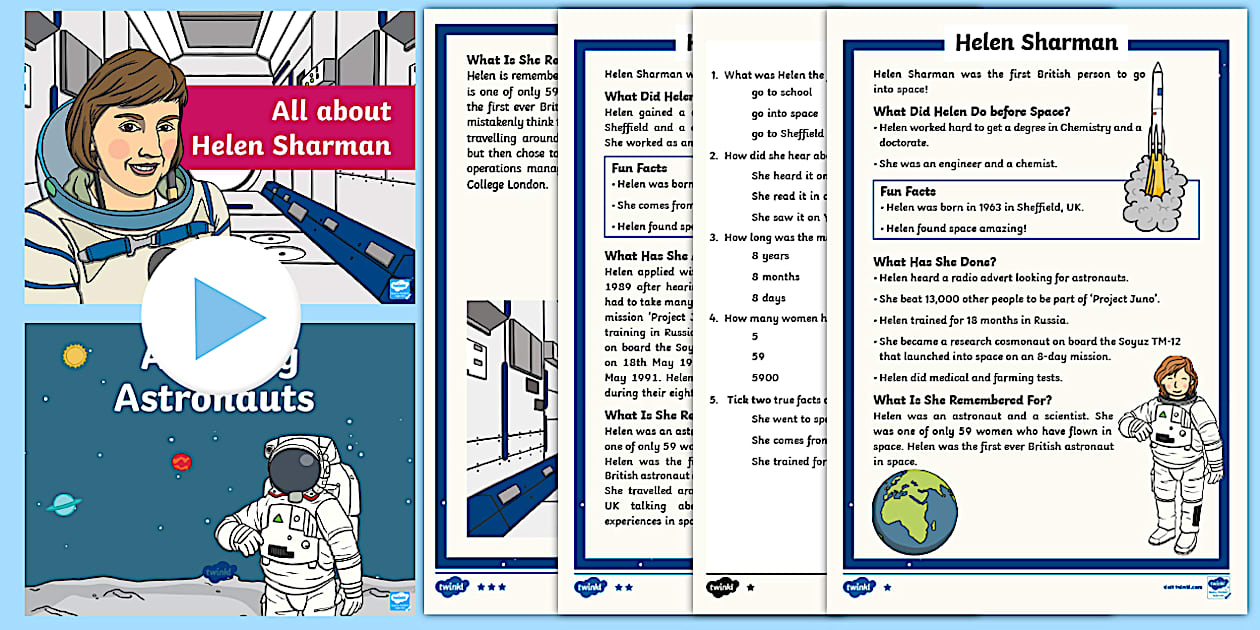 Helen Sharman Resource Pack (teacher made) - Twinkl