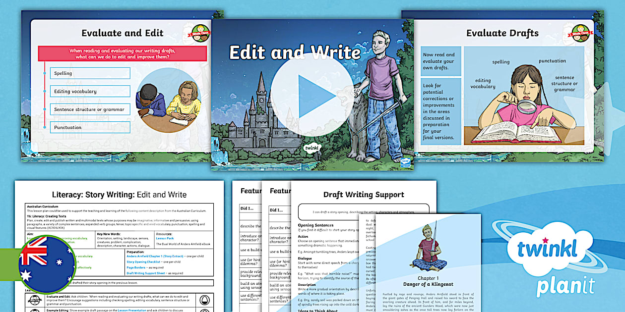 Year 6 Dreams and Anders Arnfield: Story Writing Lesson 5