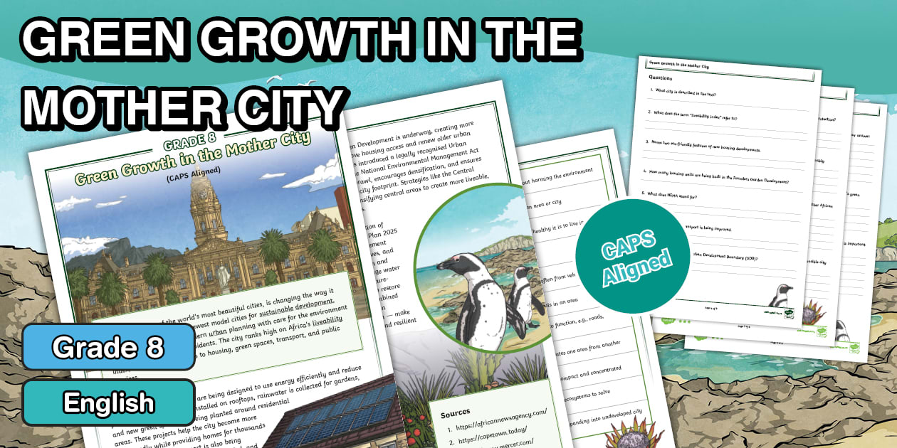 Green Growth in the Mother City - Comprehension