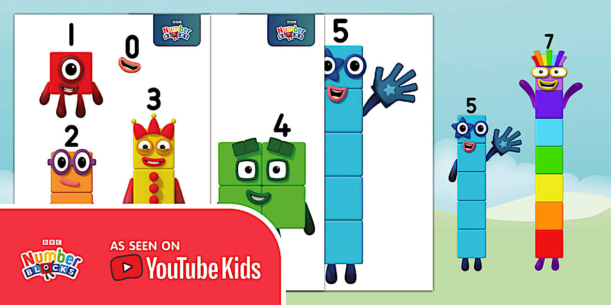 Numberblocks: Cut-Outs - Maths Resources - Twinkl