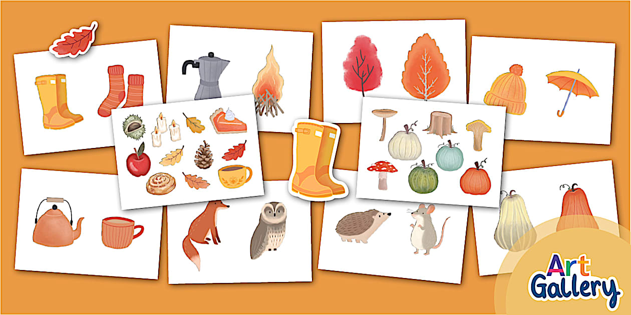 Autumn Icons Cut-Outs | Twinkl Art Gallery - Twinkl