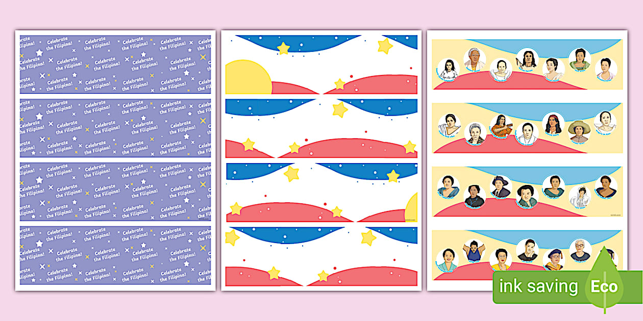 National Women's Month Border Styles | Grades 2 - 6 | Twinkl