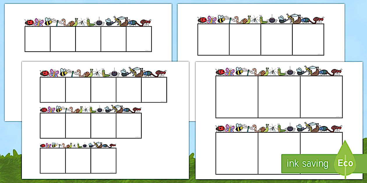 Minibeast Phoneme Frames (teacher made) - Twinkl