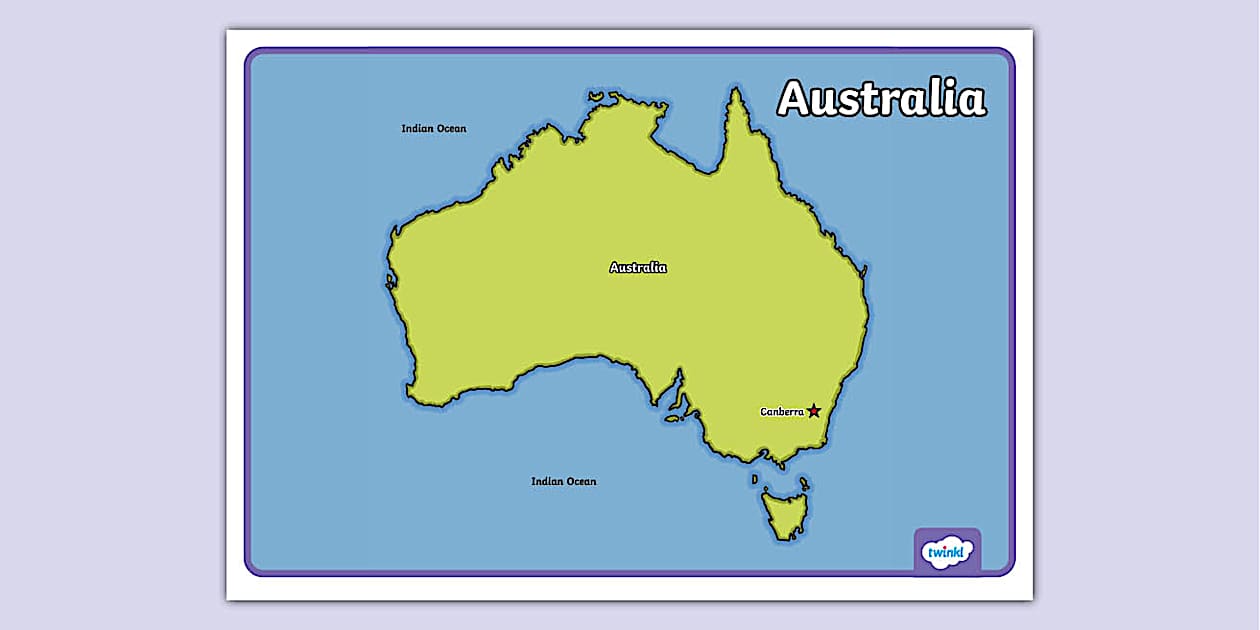 Continents of the World Posters - Australia (Teacher-Made)