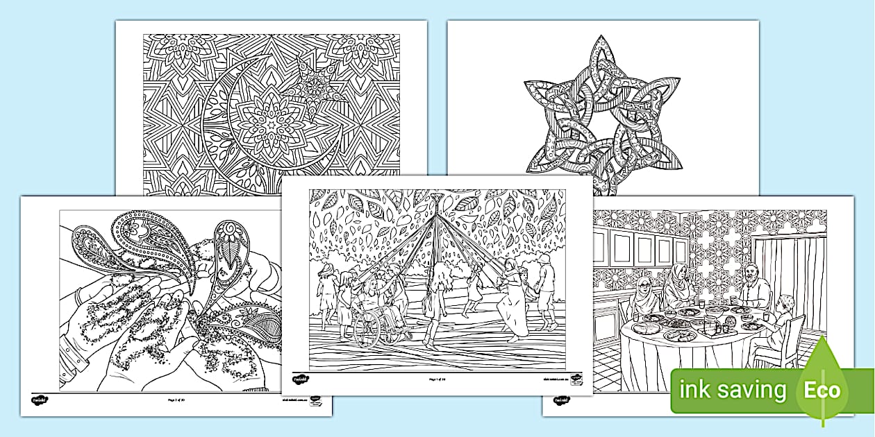 Harmony Week Mindfulness Colouring (teacher made) - Twinkl