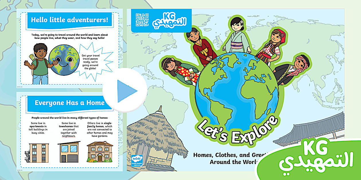 EYFS Explore the World PowerPoint | Homes, Clothes & Greetings Around the