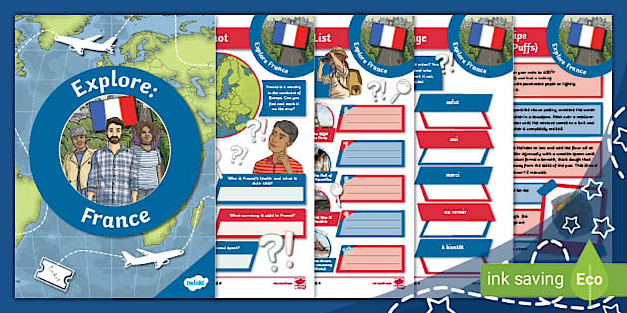 Explore: France Activity Booklet KS2
