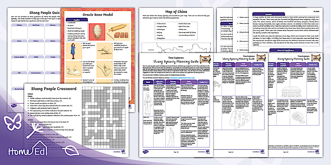 Time Explorers: The Shang Dynasty Planning Pack - Twinkl