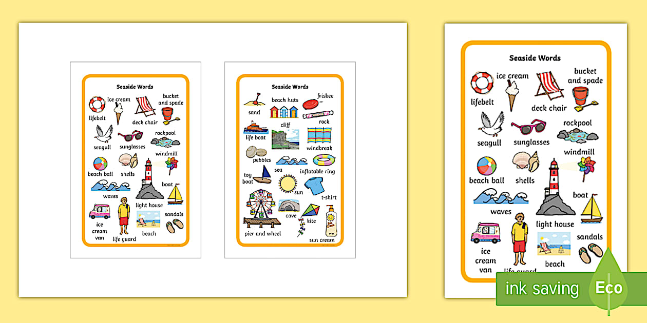 Seaside Words on IKEA Tolsby/Fiestad IKEA Tolsby/Fiestad Frame