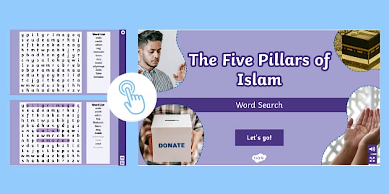 RE: The Five Pillars of Islam: LKS2 Interactive Word Search