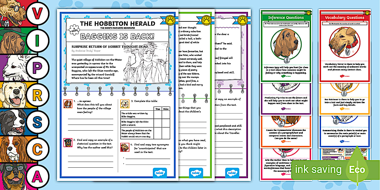 Year 6 Reading Revision Activity Mat Pack 1 - Twinkl