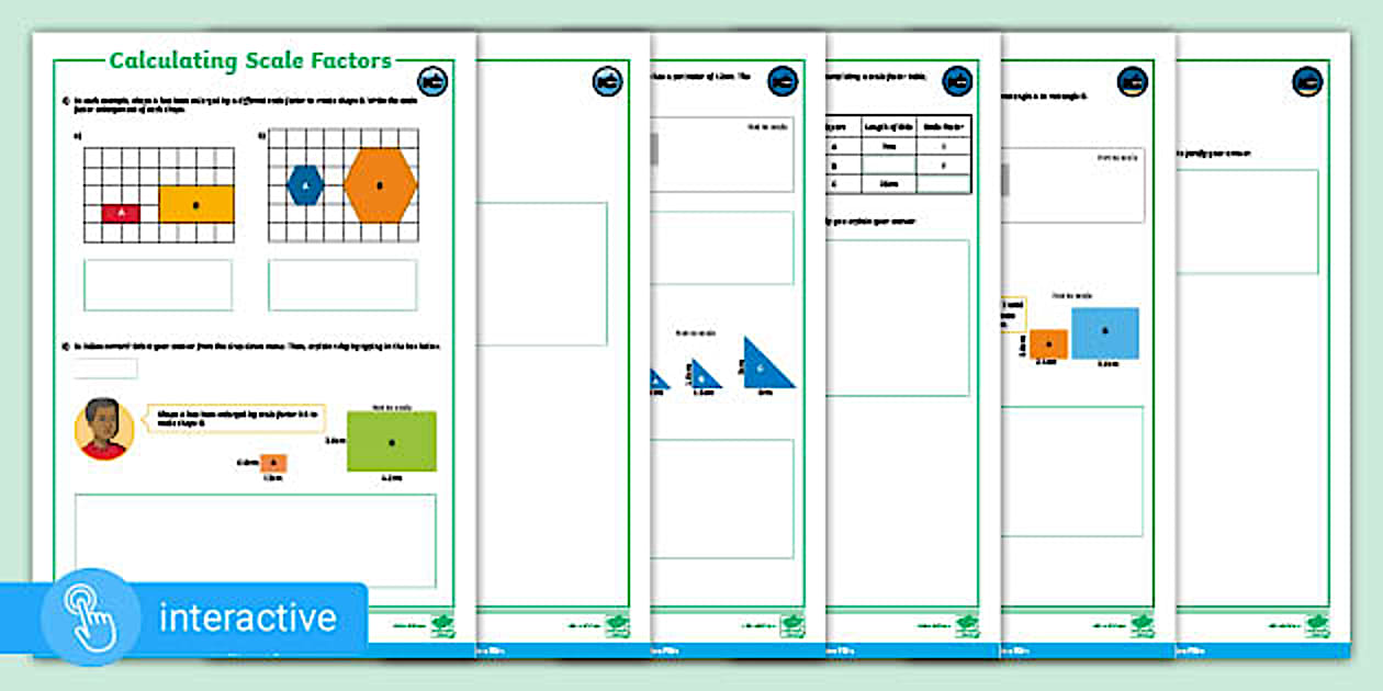 👉 Interactive PDF Y6 White Rose Calculating Scale Factors