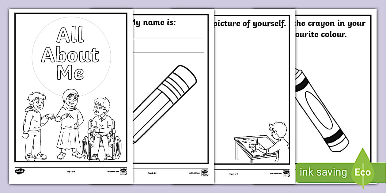 All About Me Booklet - Mé Féin (teacher made) - Twinkl