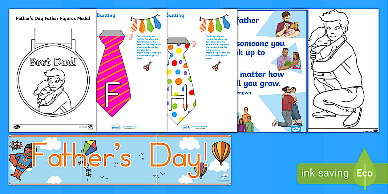 Father's Day Bundle Display Pack | Primary Resources