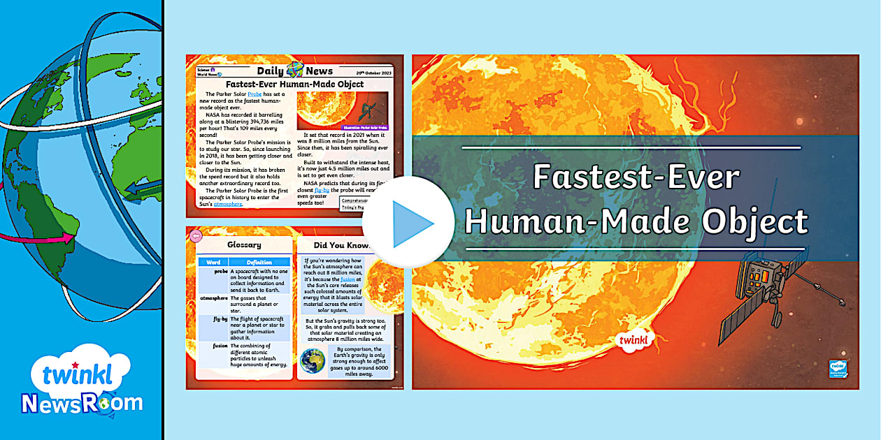 Fastest-Ever Human-Made Object | Twinkl Resources - Twinkl