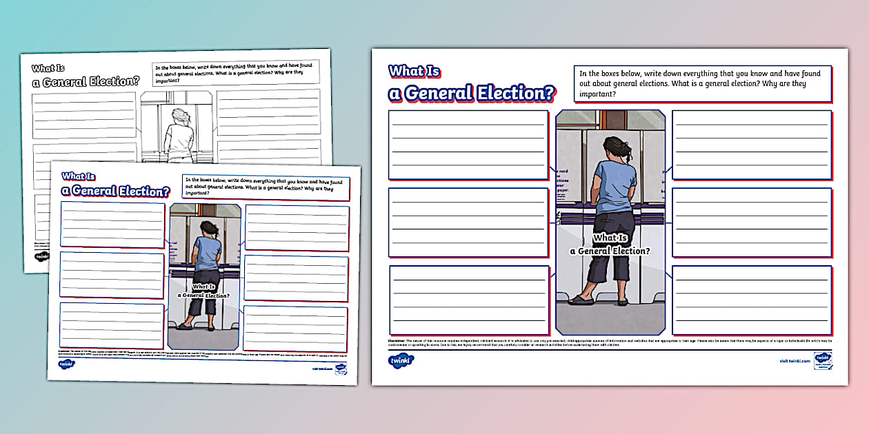 What Is a General Election? Mind Map (teacher made) - Twinkl