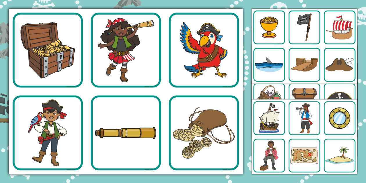 Pirate-Themed Snap Cards | Twinkl (Teacher-Made) - Twinkl