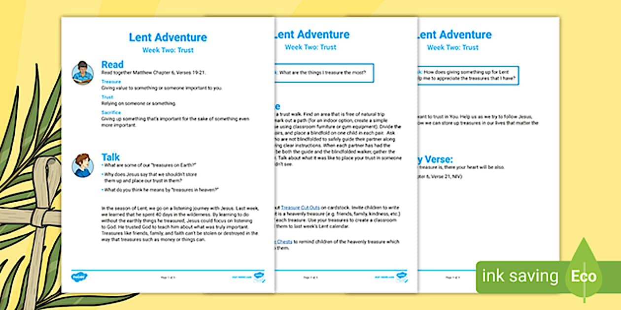 Fun Lent Lesson Plan Activities for Kids | Twinkl USA