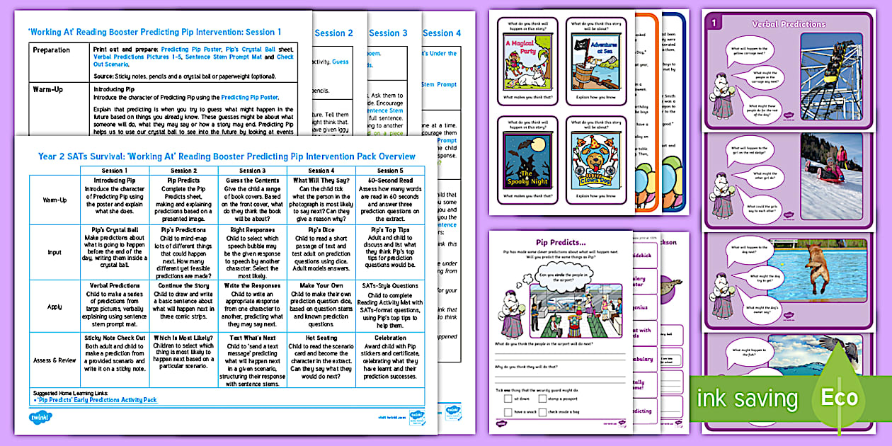 KS1 SATs Predictions Booster Pack | Totally Pawsome - Twinkl