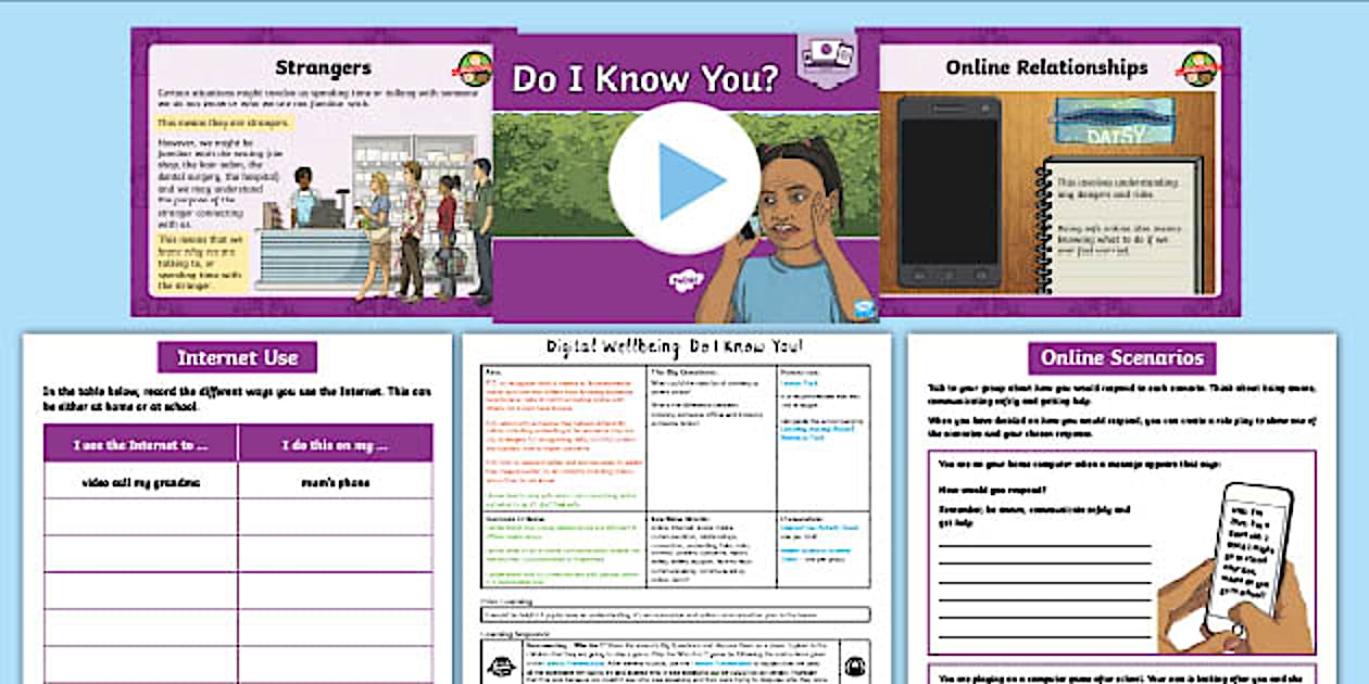 PSHE: LKS2 Digital Wellbeing - Lesson Pack 3 (teacher made)