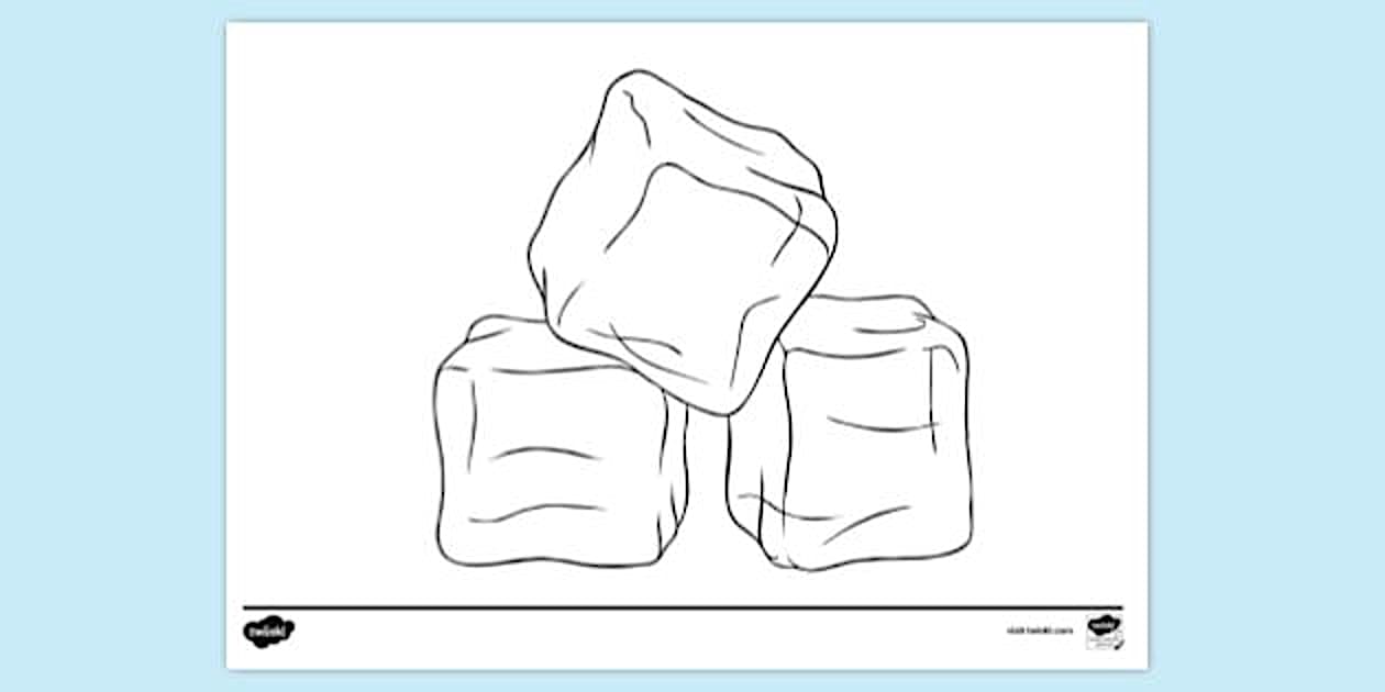 Ice Colouring | Colouring Sheets (teacher made) - Twinkl