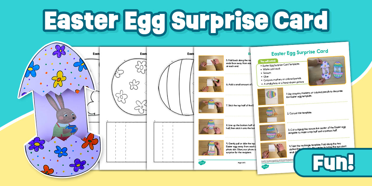 Easter Egg Surprise Card