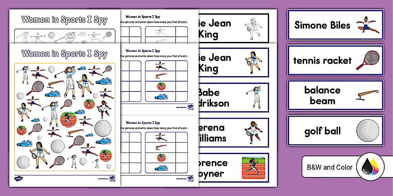 Sport I Spy Activity | Kindergarten Resource | Twinkl USA