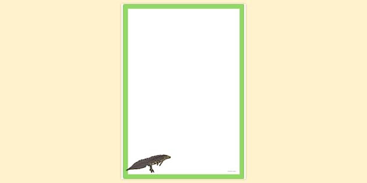 Amphibian Page Border | Page Borders | Twinkl (Teacher-Made)