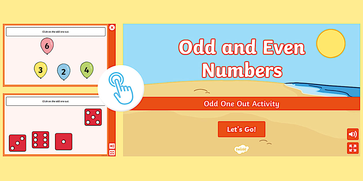 Odd and Even Numbers Odd One Out Activity | Twinkl Go!