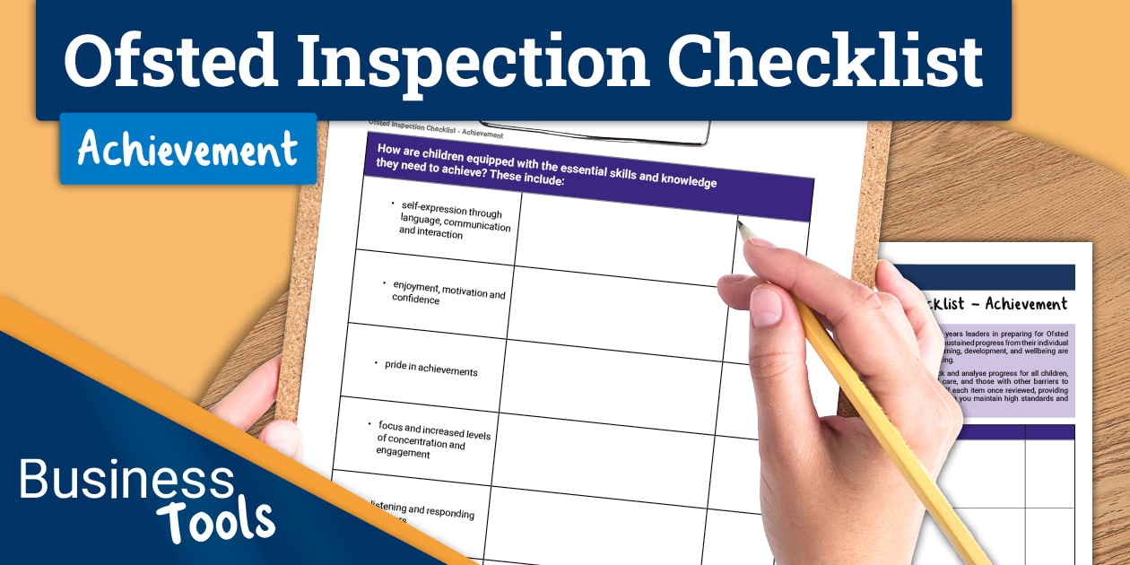 Ofsted Inspection Checklist – Achievement