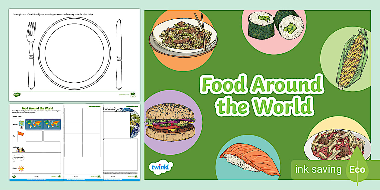 Food Around the World Lesson Pack | World Food Day - Twinkl