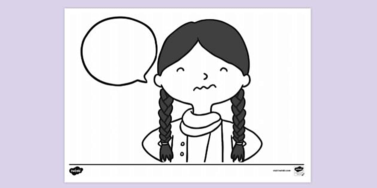 Too Unexpected Colouring Sheet (teacher made) - Twinkl