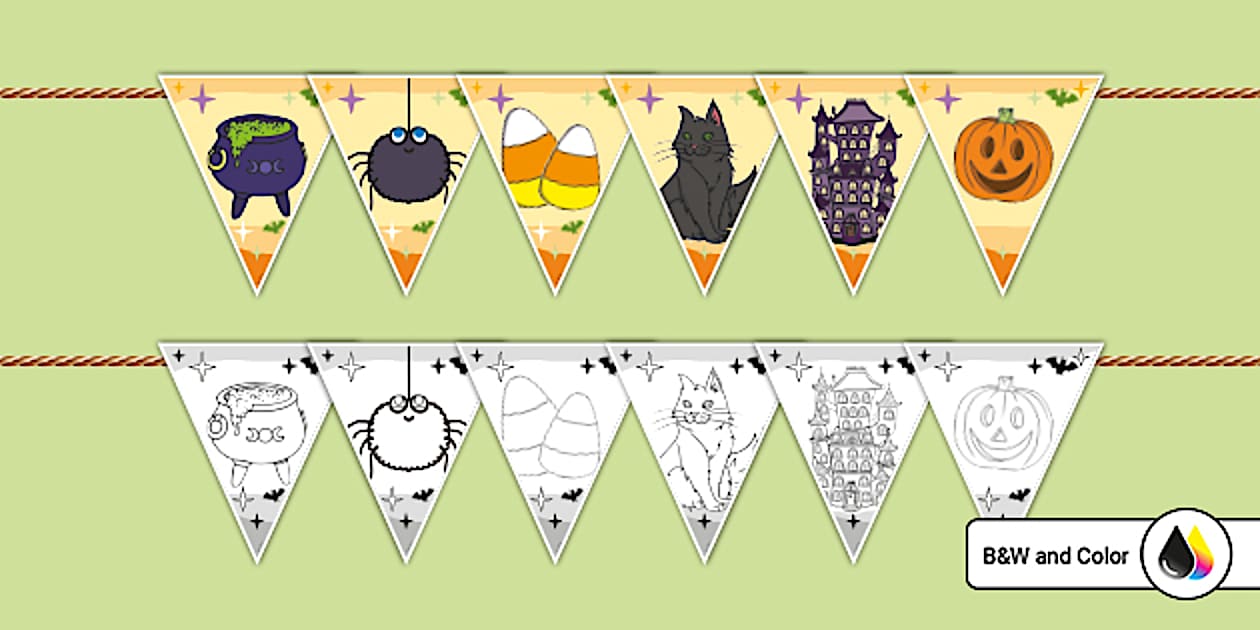 Printable Halloween Bunting for Kids | Twinkl USA