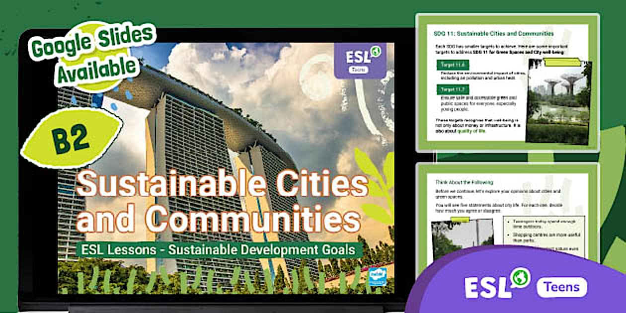 ESL SDG 11: Core Lesson - Sustainable Cities and Communities