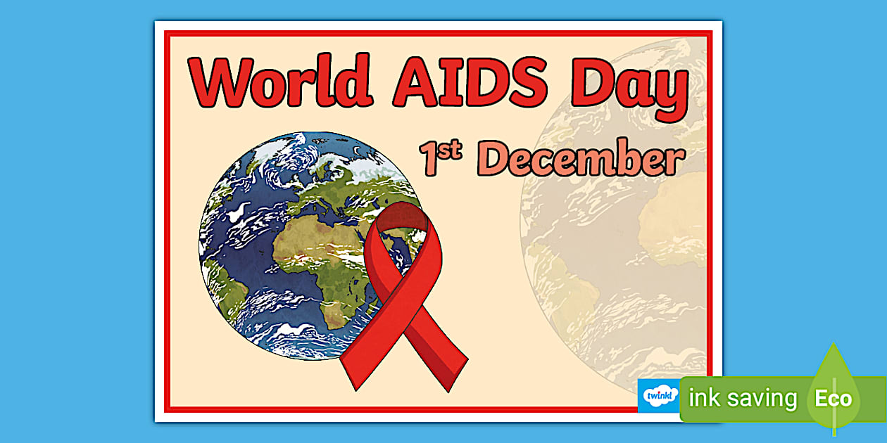 World AIDS Day Poster | South Africa | Classroom Display