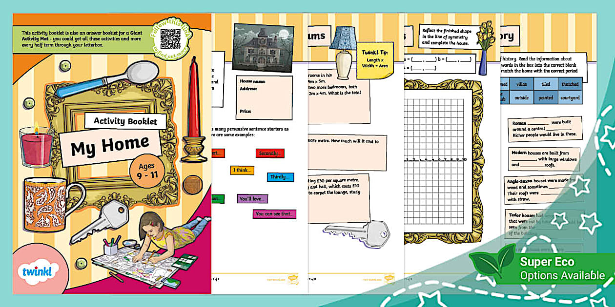 My Home Activity Booklet 9 to 11 years (Teacher-Made)