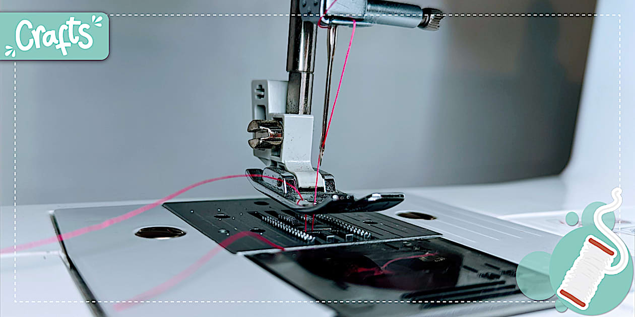 How to Thread a Sewing Machine | Machine Sewing - Twinkl
